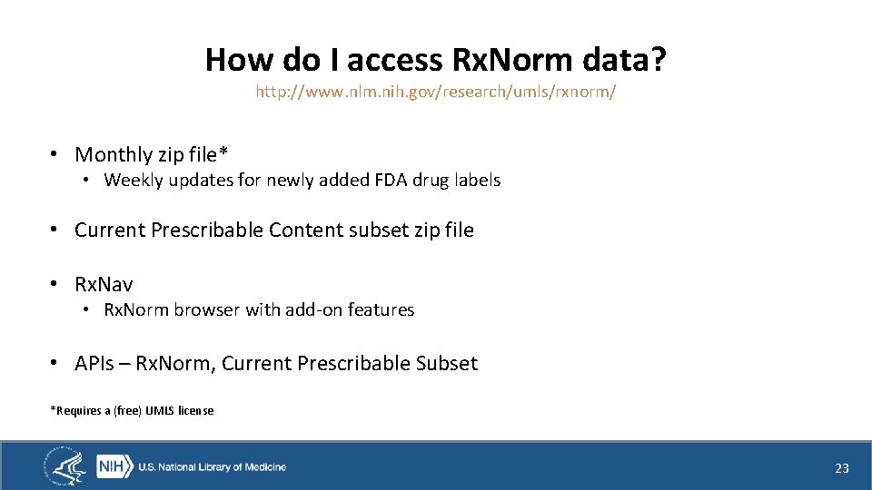 Rx Norm 101 In Hye Cho National Library