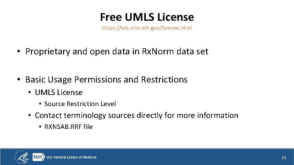 Rx Norm 101 In Hye Cho National Library