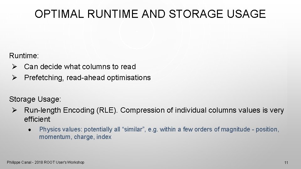 ROOT IO PAST PRESENT AND FUTURE Philippe Canal