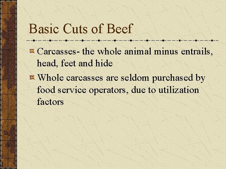 Beef Composition of Meat Water 75 of muscle