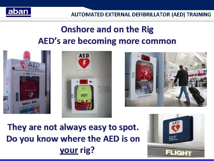 AUTOMATED EXTERNAL DEFIBRILLATOR AED TRAINING AUTOMATED EXTERNAL ...