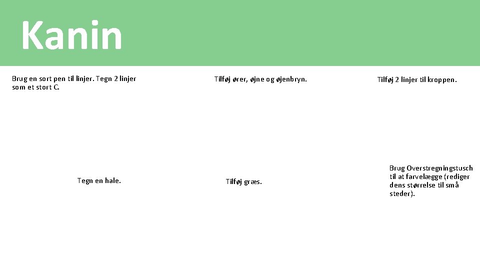 Lr at tegne med hndskrift Hndskriftsfunktioner Se bndet