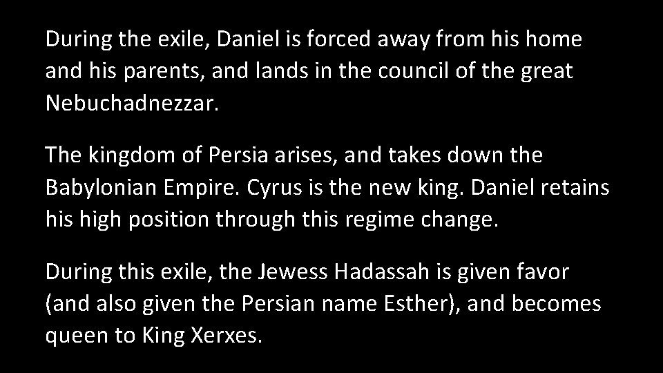 Part 2 Next is the book of Judges