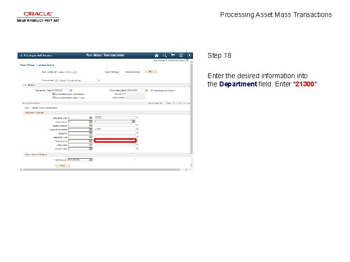 Processing Asset Mass Transactions Concept Processing Asset Mass