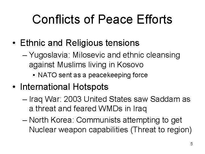 Unit 8 The World Today Global History II