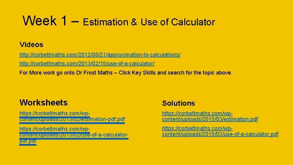 Year 9 Set 1 Autumn 2 Work Highlighted