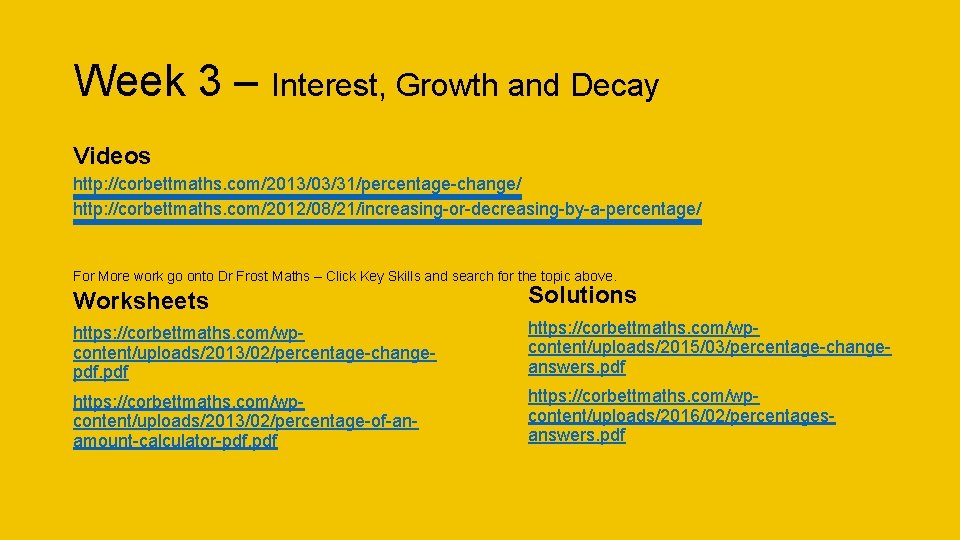 Year 9 Set 1 Autumn 2 Work Highlighted