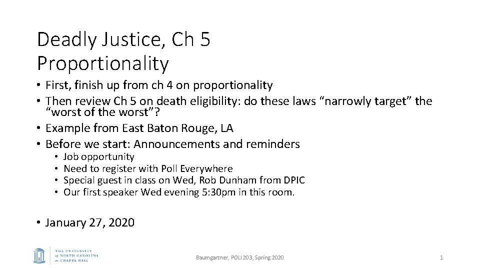 Deadly Justice Ch 5 Proportionality First finish up