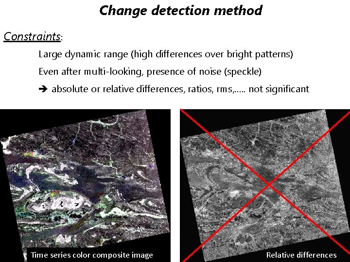 Comparison of L and P band radar time
