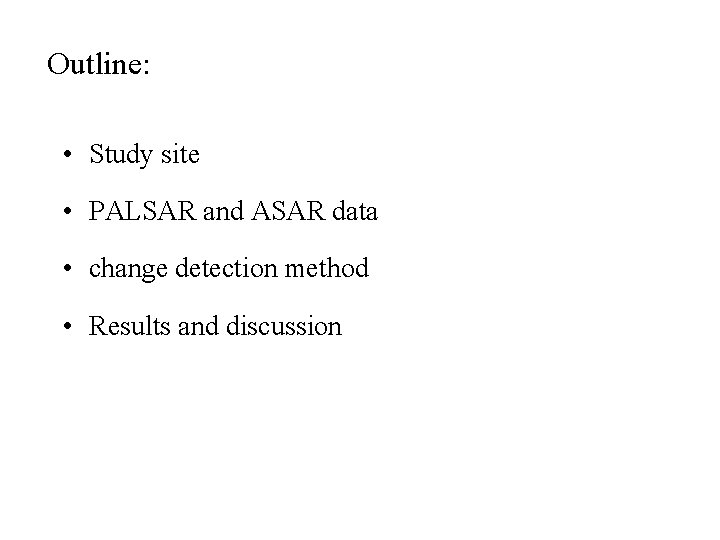 Comparison of L and P band radar time