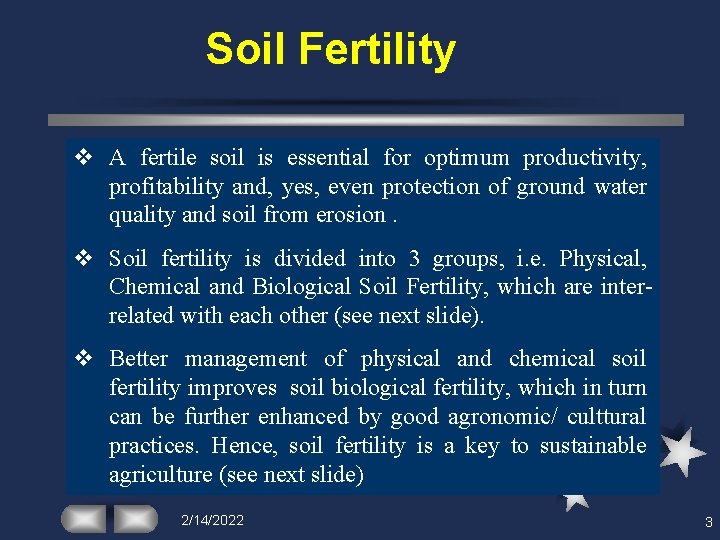 RLO 5 Lesson Overview and importance of soil