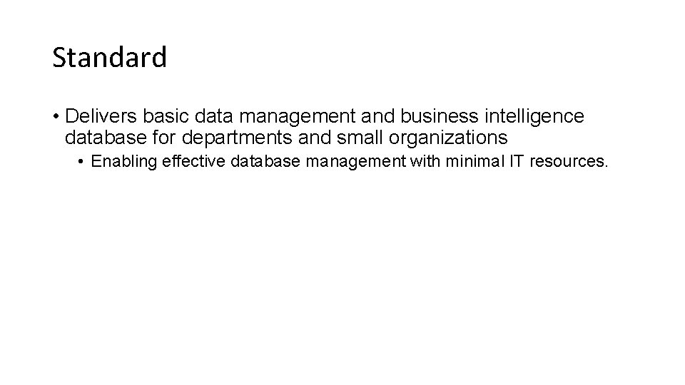 Overview of Relational Database What is Microsoft SQL