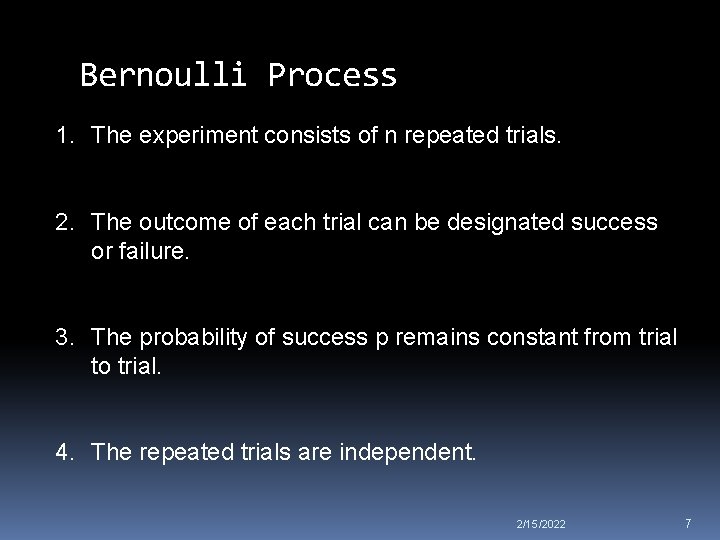 Distributions Discrete and Continuous rd 2152022 1 Discrete