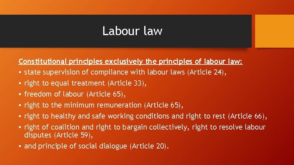 Employment relationship Contract of employment Kamila Siejka Labour