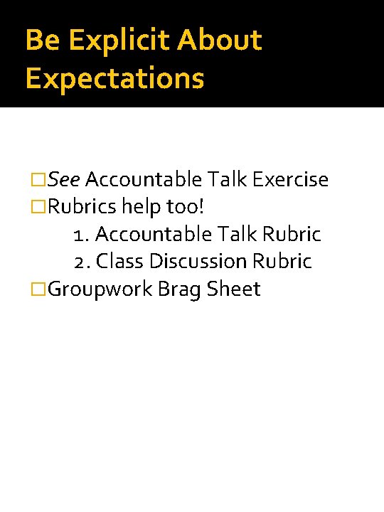Accountable Talk Molding Classroom Questioning Dynamics to Engage