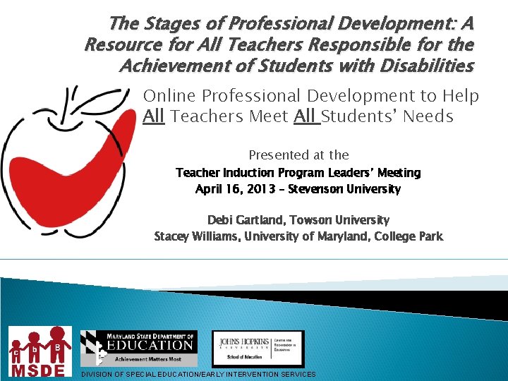 The Stages of Professional Development A Resource for