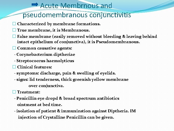 TYPES OF CONJUNCTIVITIS PRESENTED BY Dr Vijay Kumar