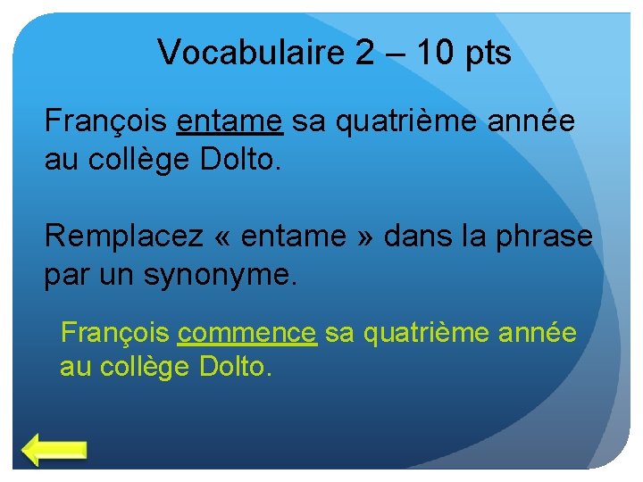 Rvision Entre les murs Vocabulaire 2 Les ZEP