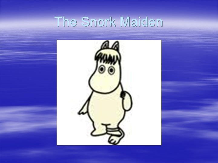 Finn Family Moomintroll Moomin Gallery of Characters Moomintroll
