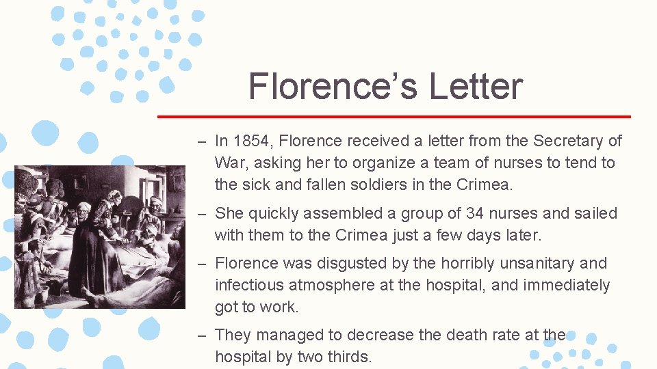 Florence Nightingale By Crissy Sanders The Beginning Florence