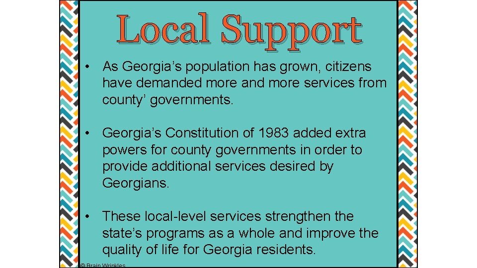 Georgias Government LOCAL GOVERNMENTS Presentation Graphic Organizers ...