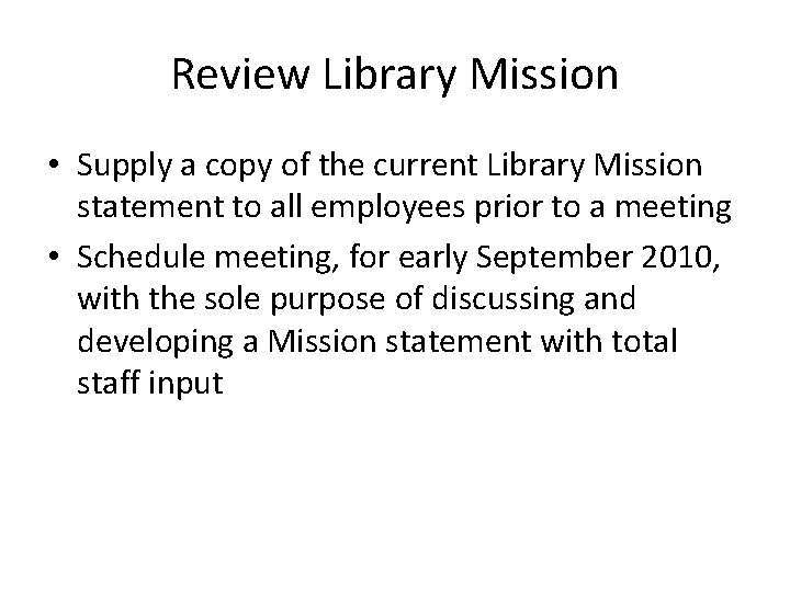 THE LIBRARY AS A CENTER FOR LEARNINGA STEP