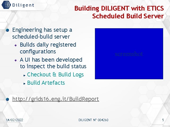 WP 1 8 Integration and Build Status Report