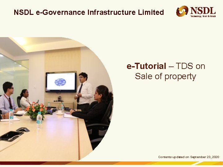 NSDL eGovernance Infrastructure Limited eTutorial TDS on Sale