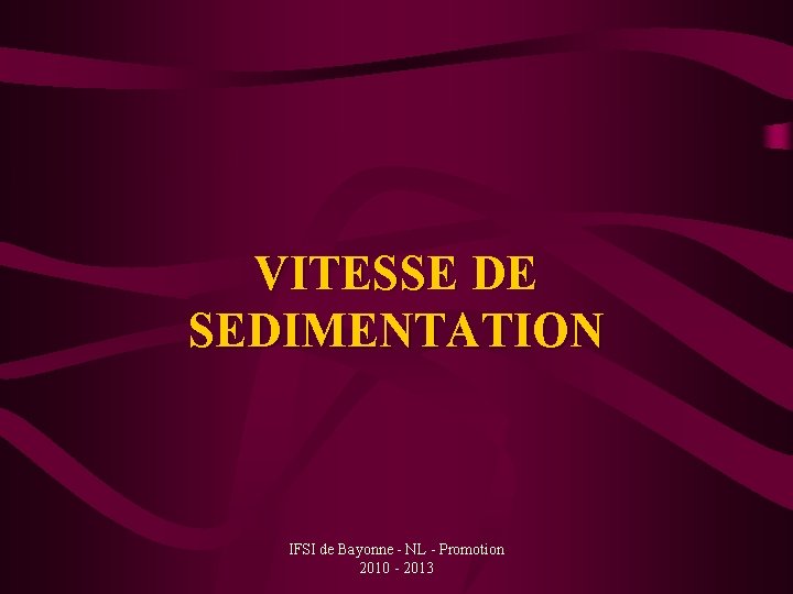 EXAMENS BIOLOGIQUES ET BACTERIOLOGIQUES DE DETECTION DUN AGENT