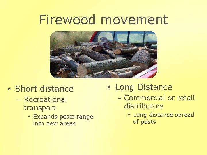 Presentation 5 2 Firewood Movement Outline Invasive Species