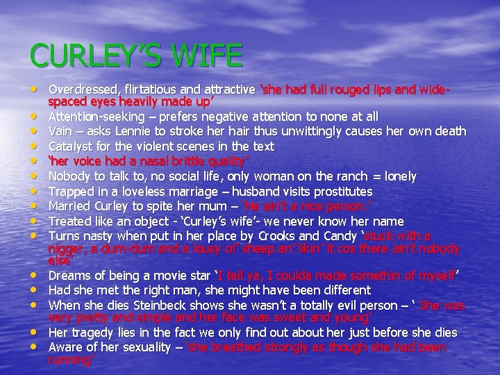 Of Mice and Men Character Revision GEORGE Friend