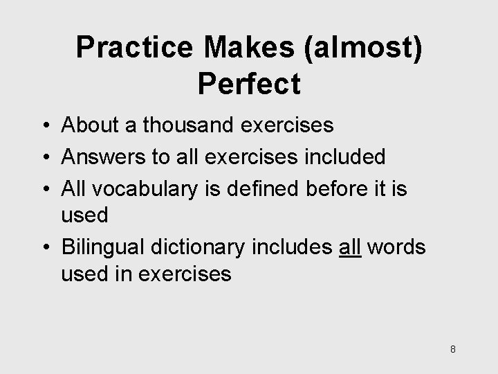 Tools for Teaching English Grammar to SpanishSpeaking Students