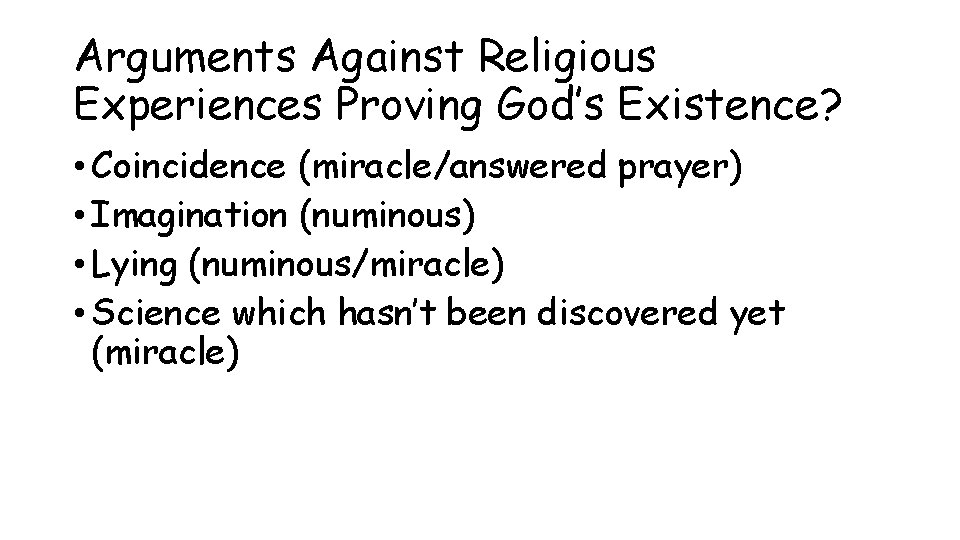 Belief in God See this unit in 3