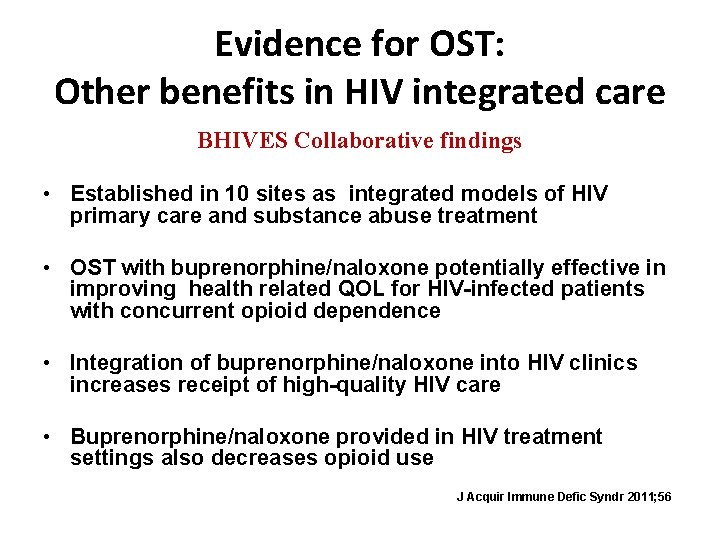 Opioid Substitution Therapy OST toolkits Advocacy for a
