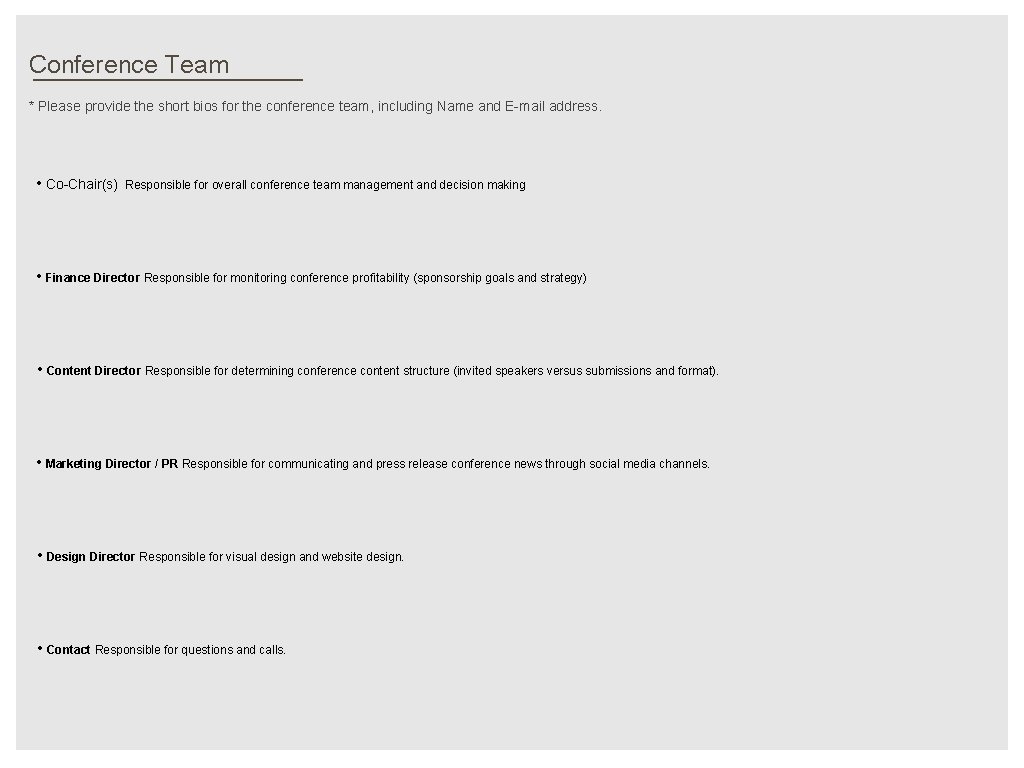 Conference Overview Objectives Motivation Theme To be aligned
