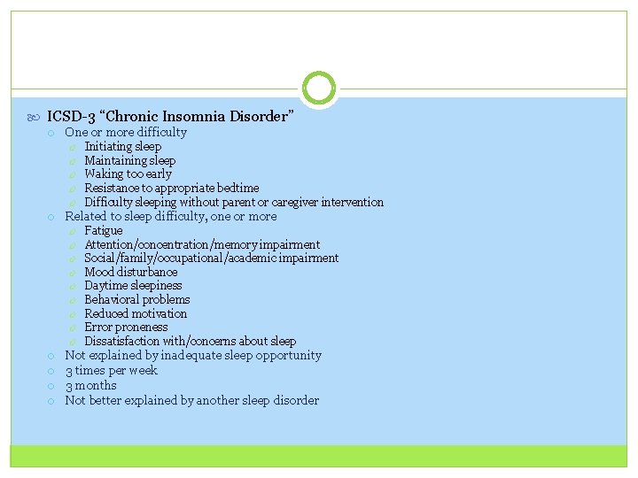 Understanding Sleep Disorders for the Clinician Part 2