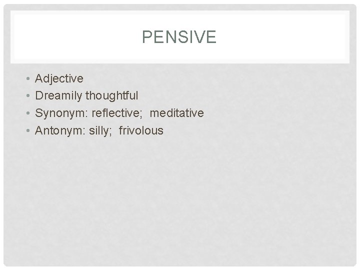 VOCABULARY POWER PLUS COLLEGE AND CAREER READINESS LESSON