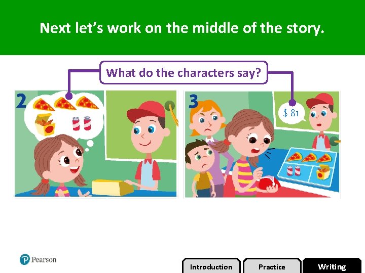 Writing a picture story about a fast food