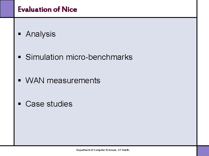 TCP Nice A Mechanism for Background Transfers Arun