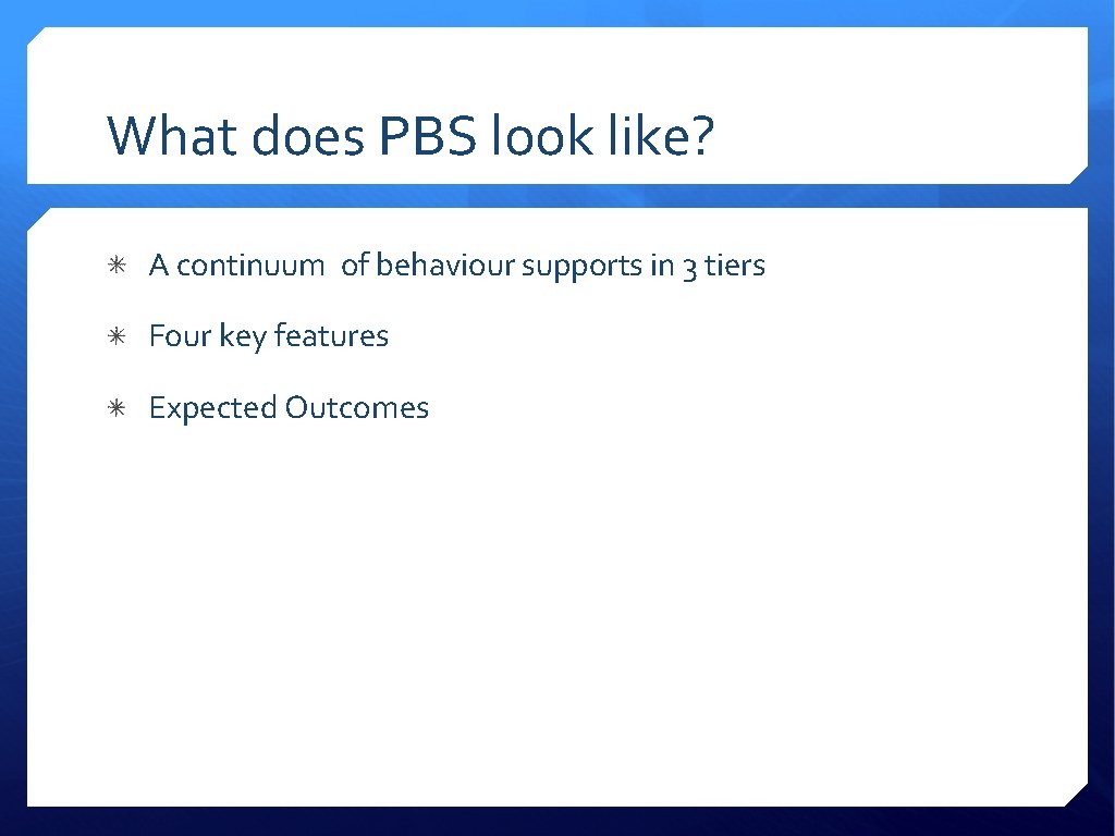 Positive Behaviour Support An Overview Making Connections 2015