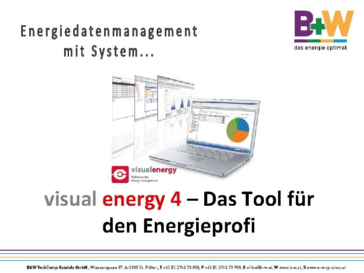 visual energy 4 Das Tool fr den Energieprofi