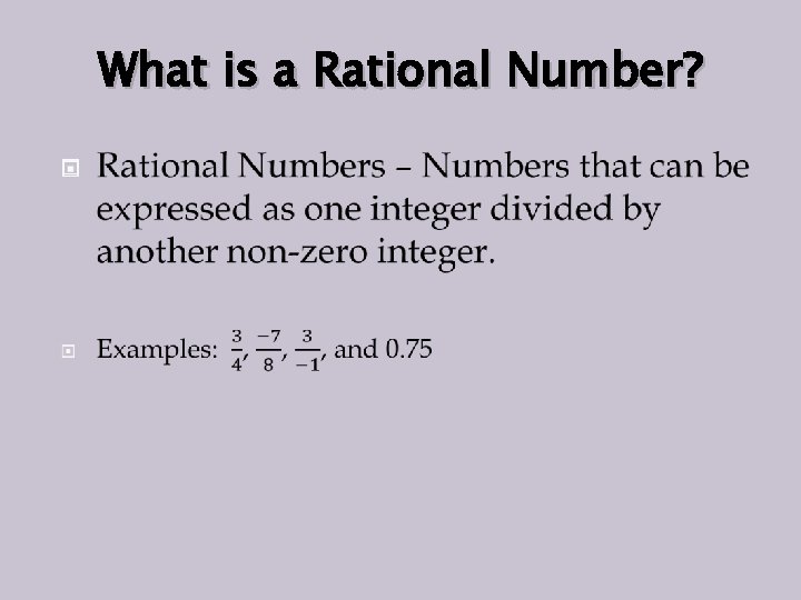 INTRODUCTION TO INTEGERS What is a Positive Number
