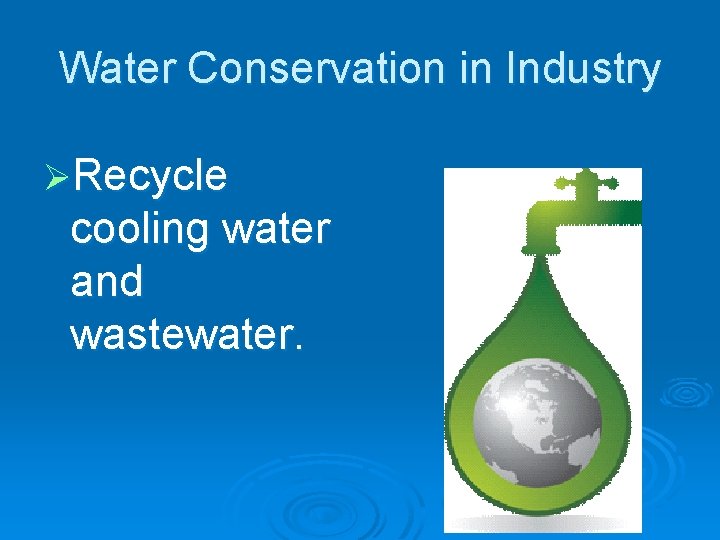 Water Use and Management Chapter 11 Section 2