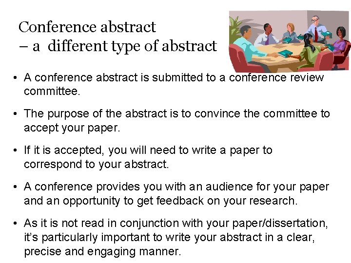 Writing an Abstract Dr Cheryl Lange Importance Its