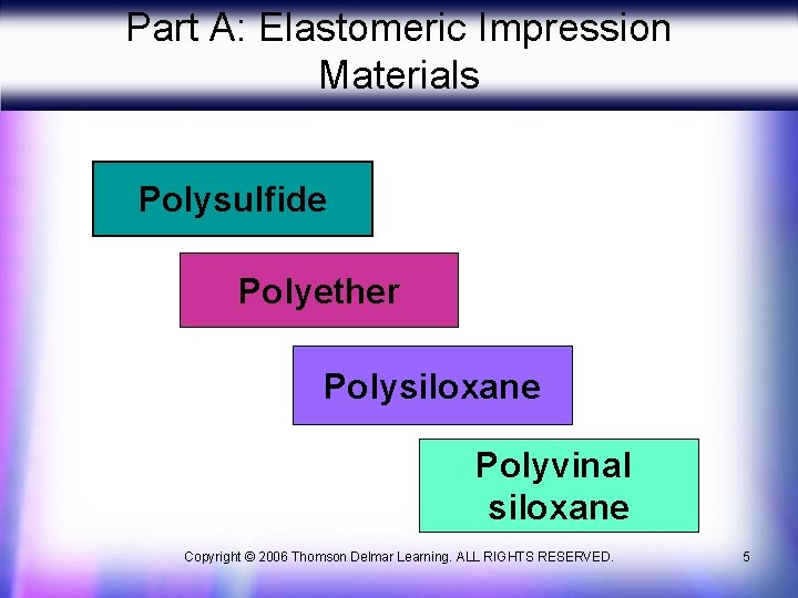 Power Point Presentation for Dental Materials with Labs