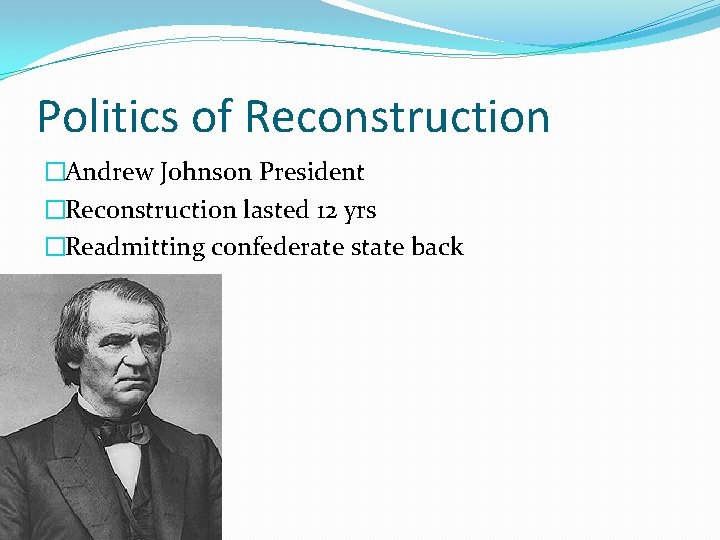 Post War and Reconstruction War Changes the Nation