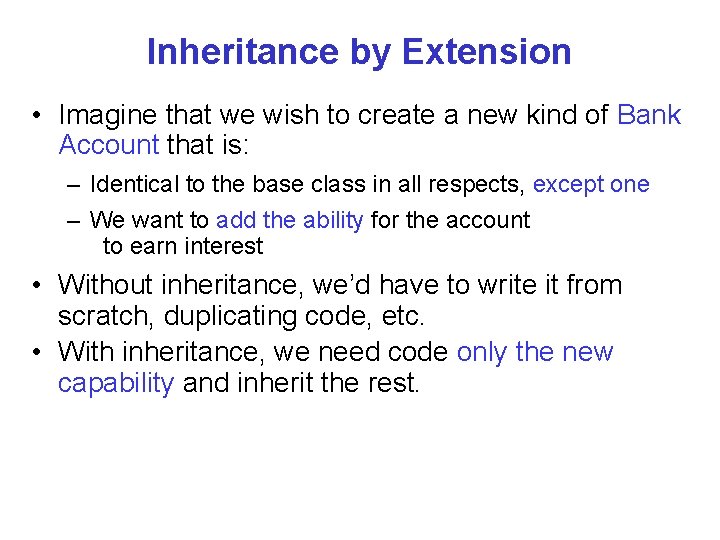 Inheritance Introduction In real situations either when modeling