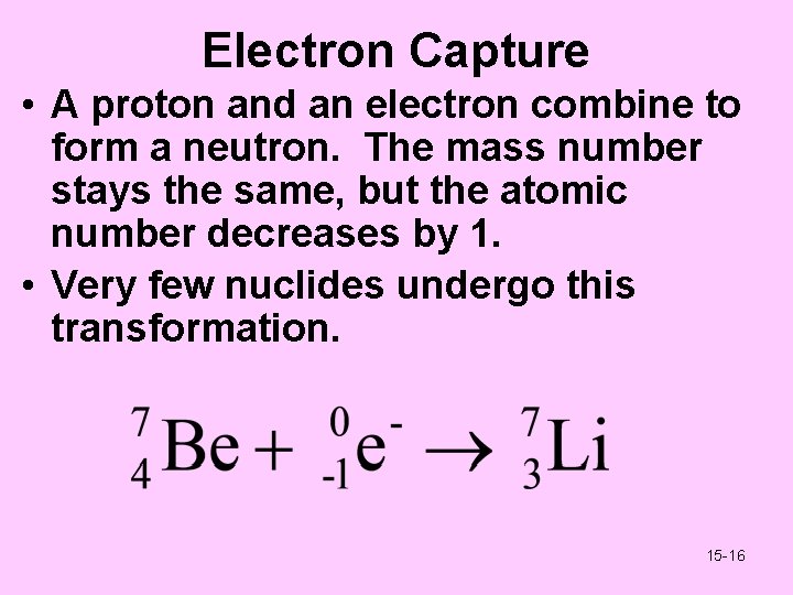Chapter 15 Nuclear Chemistry Radioactivity Nuclear Reactions Rates