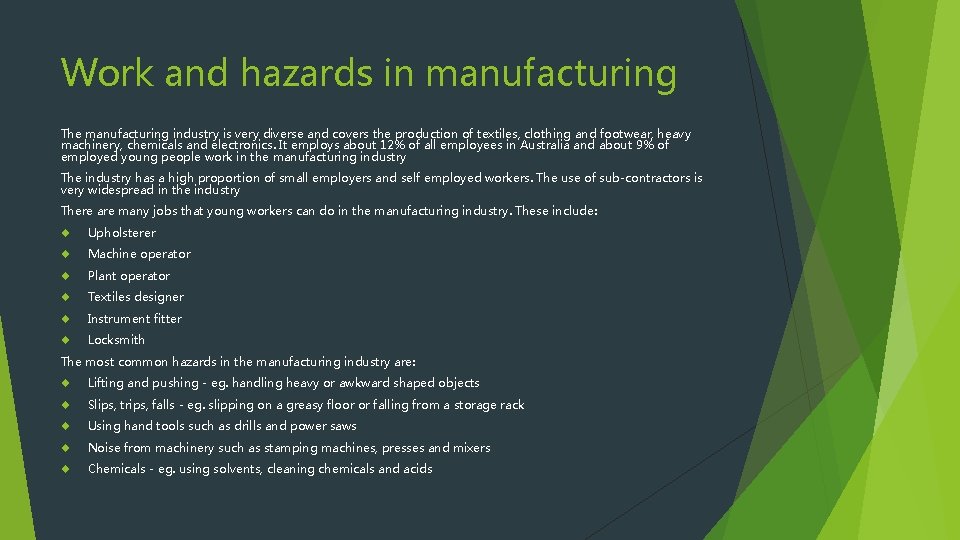 SafetyT 1 By Caleb ReillyHall Work and hazards