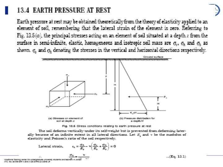 Lateral Earth Pressure and Retaining wall Design Presented
